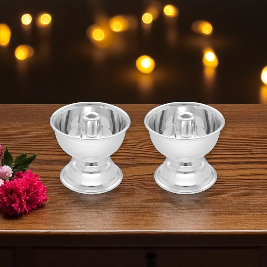 Silver Diyas - Buy The Best Silver Diya's Online in India at Best Price ...